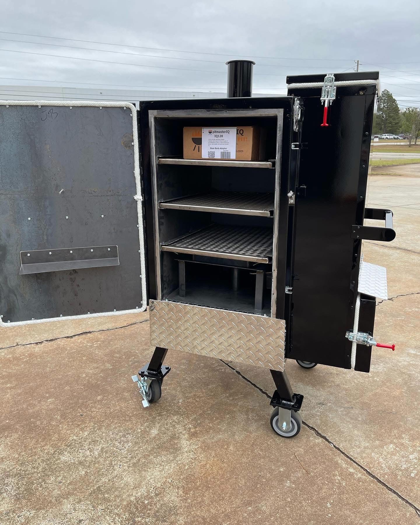 Gravity-Fed Insulated Smokers