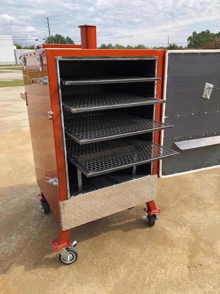 Gravity-Fed Insulated Smokers